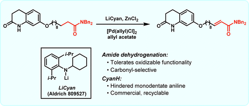 Amide α,β-Dehydrogenation Using Allyl-Palladium Catalysis and a ...