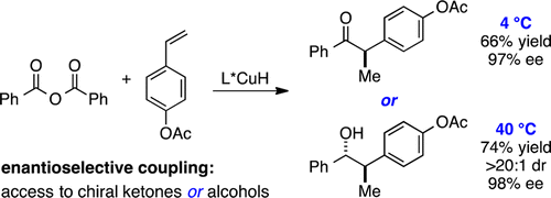 Enantioselective Cuh Catalyzed Reductive Coupling Of Aryl Alkenes And