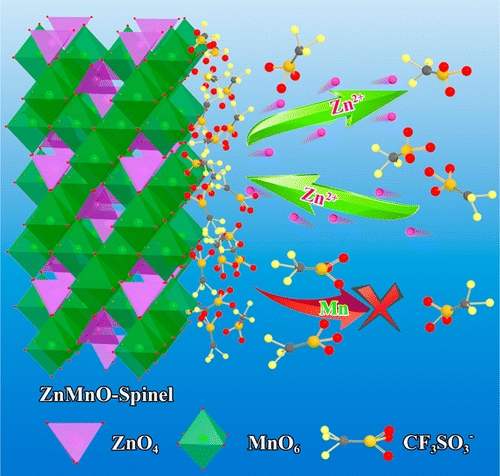 Zn(CF3SO3)2电解液中缺阳离子尖晶石ZnMn2O4阴极用于可充电锌离子电池,Journal of the American ...