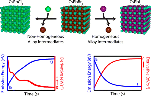 Surface- vs Diffusion-Limited Mechanisms of Anion Exchange in CsPbBr3Nanocrystal Cubes Revealed ...