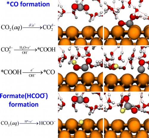 Reaction Mechanisms for the Electrochemical Reduction of CO2 to CO and ...