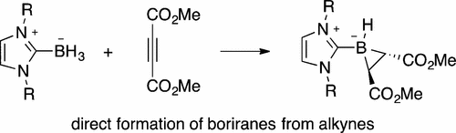 Synthesis of Boriranes by Double Hydroboration Reactions of N ...