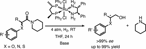 Highly Enantioselective Hydrogenation of Amides via Dynamic Kinetic ...