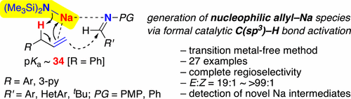 Formal Allylic C(sp3)–H Bond Activation of Alkenes Triggered by a Sodium Amide,Journal of the ...