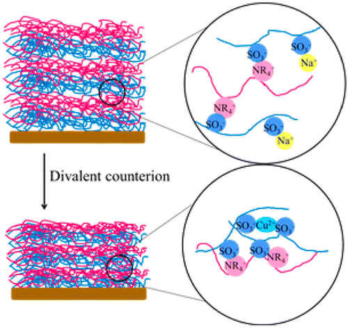 Effect of Divalent Counterions on Polyelectrolyte Multilayer Properties ...
