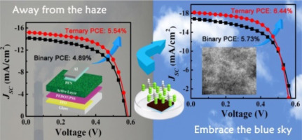 Highly efficient ternary polymer solar cells by optimizing photon harvesting and charge carrier ...