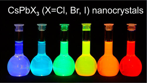 Nanocrystals of Cesium Lead Halide Perovskites (CsPbX3, X = Cl, Br, and ...