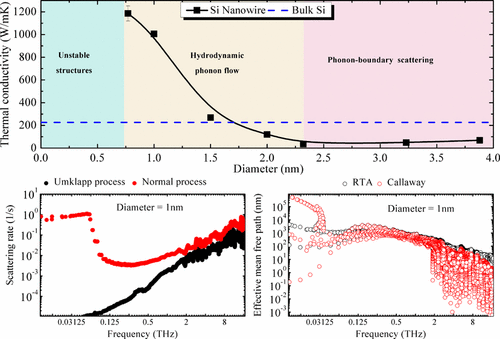 Nonmonotonic Diameter Dependence of Thermal Conductivity of Extremely Thin Si Nanowires ...