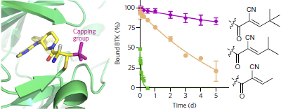 Prolonged and tunable residence time using reversible covalent kinase ...