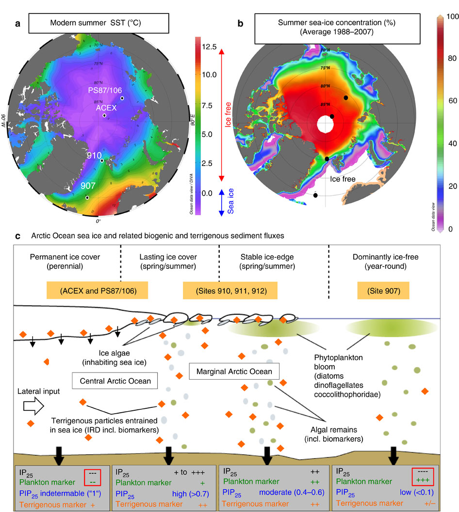 Evidence for ice-free summers in the late Miocene central Arctic Ocean ...
