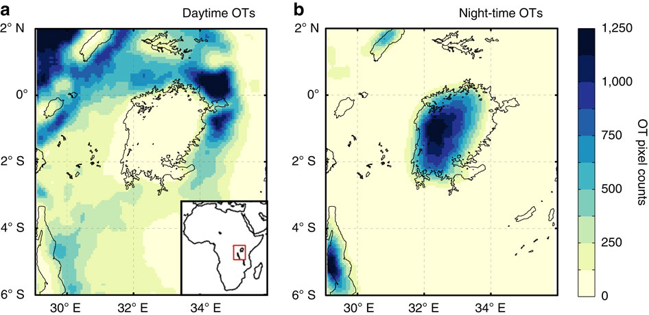Hazardous thunderstorm intensification over Lake Victoria.,Nature ...