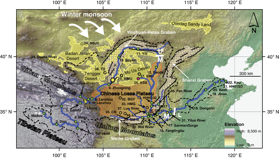 Loess Plateau storage of Northeastern Tibetan Plateau-derived Yellow ...