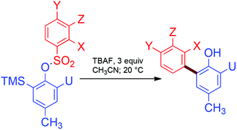Aryne generation vs. Truce-Smiles and fries rearrangements during the ...