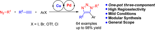 Cu/Pd-Catalyzed, Three-Component Click Reaction of Azide, Alkyne, and ...