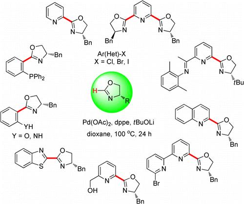 Palladium-Catalyzed C-2 C–H Heteroarylation of Chiral Oxazolines ...