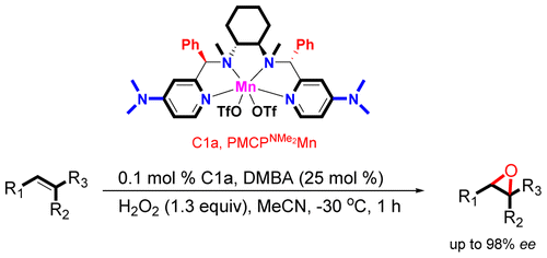 Enantioselective Epoxidation of Olefins with H2O2 Catalyzed by ...