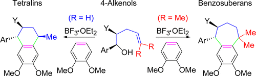 Synthesis of Substituted Tetralins and Benzosuberans via BF3·OEt2 ...