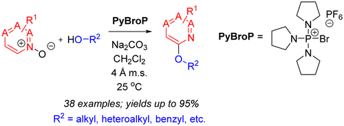 Preparation of Heteroaryl Ethers from Azine N-Oxides and Alcohols ...