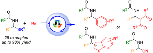 α-Carbamoylsulfides as N-Carbamoylimine Precursors in the Visible Light ...