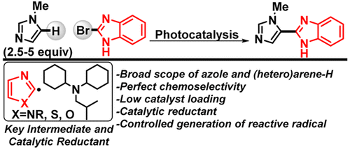 Photocatalytic Generation of 2-Azolyl Radicals: Intermediates for the ...