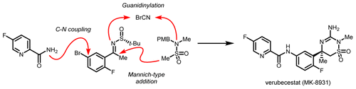 Verubecestat，一种用于治疗阿尔茨海默氏病的BACE1抑制剂的合成,Organic Letters - X-MOL