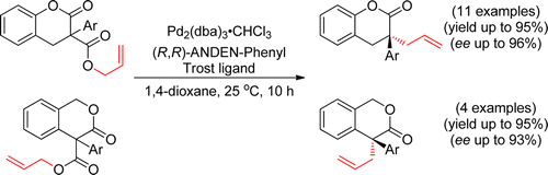 Enantioselective Synthesis of α-Allyl-α-aryldihydrocoumarins and 3 ...