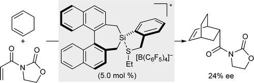 Intramolecularly Sulfur-Stabilized Silicon Cations with Chiral ...