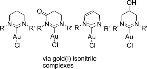 Synthesis of Different Classes of Six-Membered Gold(I) NHC Complexes by ...