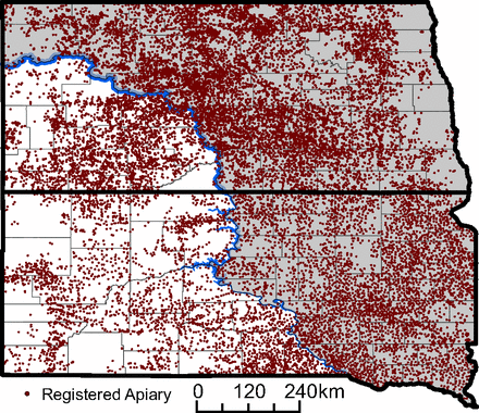 Land-use change reduces habitat suitability for supporting managed ...