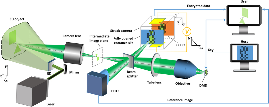 Encrypted Three-dimensional Dynamic Imaging using Snapshot Time-of ...