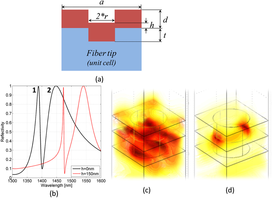 Optical fiber tip templating using direct focused ion beam milling ...