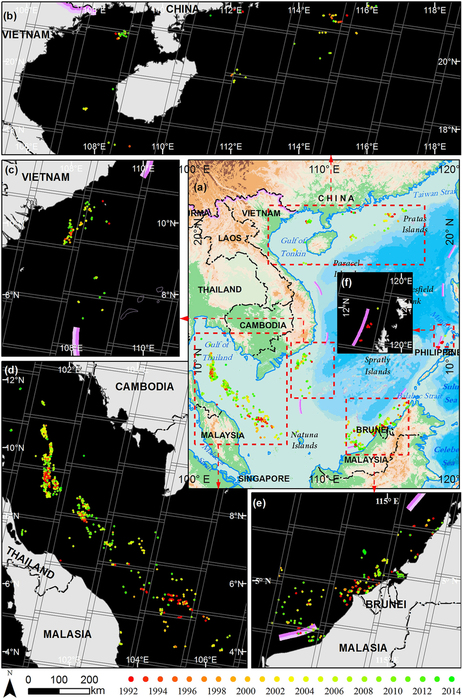 Satellite data lift the veil on offshore platforms in the South China ...