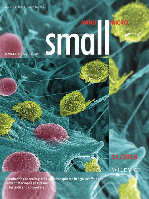 组织工程：3D支架中PLGA微球的仿生遮盖以防止巨噬细胞摄取（小11/2016）,Small - X-MOL