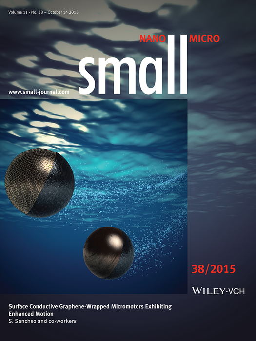 Janus微电机：增强运动的表面导电石墨烯包裹微电机（Small 38/2015）,Small - X-MOL