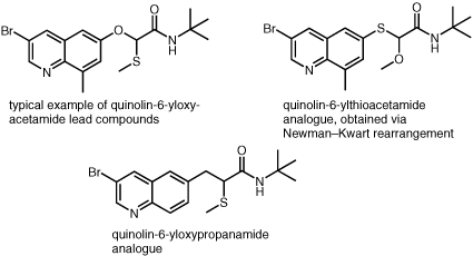 Synthesis of Linker Isomers of Quinolin-6-yloxyacetamide Fungicides ...