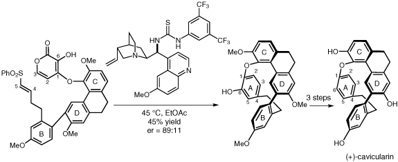 Total Synthesis of (+)-Cavicularin: The Pyrone Diels–Alder Reaction in ...