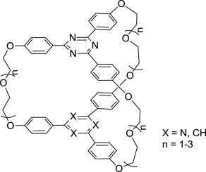 Cryptands with 2,4,6-tris(p-phenylene)-1,3,5-triazine central units and ...