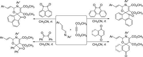Synthesis of spirocyclic 1,3-oxazines via three-component reactions of α,β-unsaturated N ...