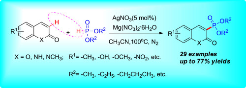 Silver-catalyzed direct Csp2-H radical phosphorylation of coumarins ...