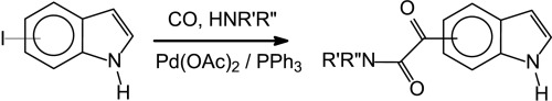Functionalization of indole at C-5 or C-7 via palladium-catalysed ...