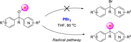 PBr3-mediated unexpected reductive deoxygenation of α-aryl ...