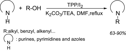 One-pot protocol for N-alkylation of purine, pyrimidine and azole ...