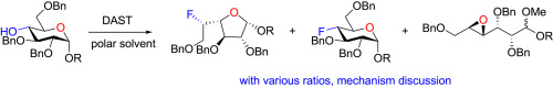 Rearrangement reactions in the fluorination of d-glucopyranoside at the ...