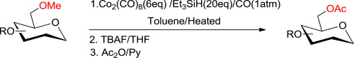 A mild method for regioselective de-O-methylation of saccharides by Co2 ...