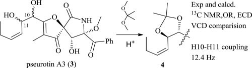 Experimental and theoretical study of stereochemistry for new pseurotin ...
