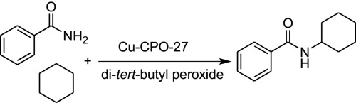 Amidation via ligand-free direct oxidative C(sp3)-H/NH coupling with Cu-CPO-27 metal-organic ...
