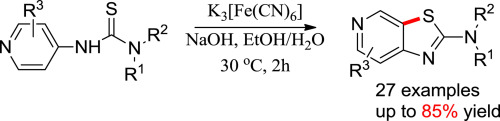 通过K3 [Fe（CN）6]氧化的SP2 CH官能团构建2-氨基噻唑并[5,4-c]吡啶的有效方法,Tetrahedron - X-MOL
