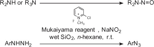 Mukaiyama reagent/NaNO2/wet SiO2 as a mild and heterogeneous reagent ...