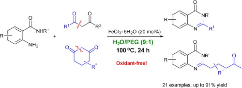 FeCl3-catalyzed tandem condensation/intramolecular nucleophilic ...
