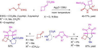 Synthesis of oxetane/azetidine containing spirocycles via the 1,3 ...
